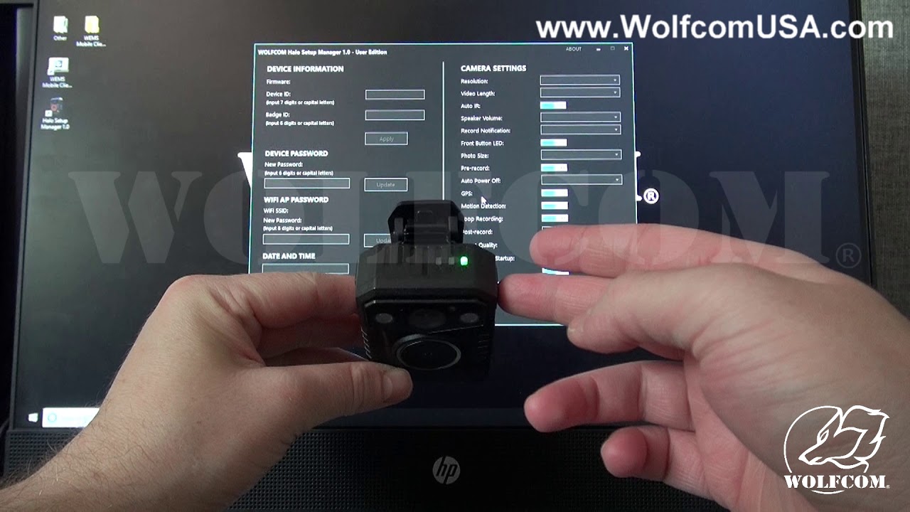 Body Camera Training Videos for WOLFCOM Vision Police Camera