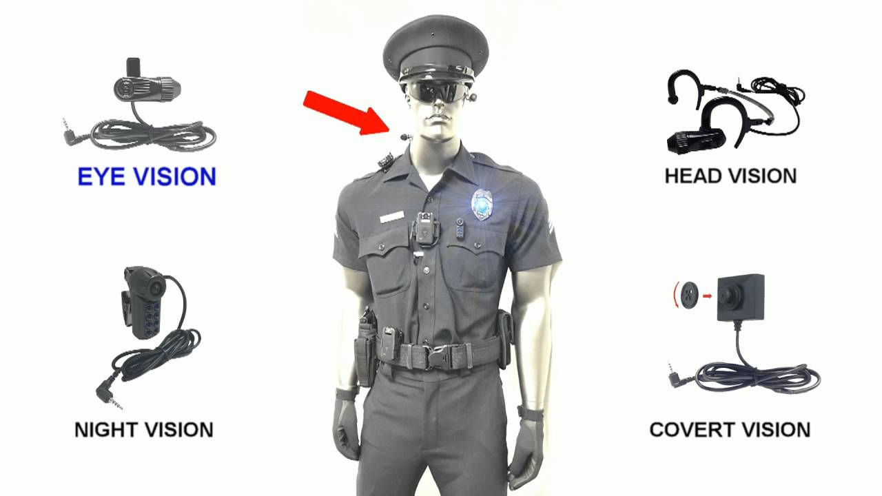 Vision Police Body Camera designed by WOLFCOM® USA