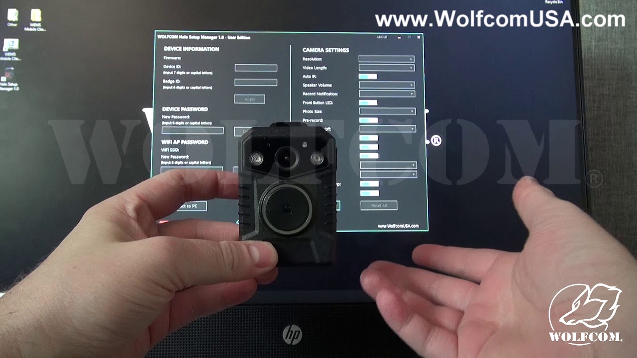 Body Camera Training Videos for WOLFCOM Vision Police Camera