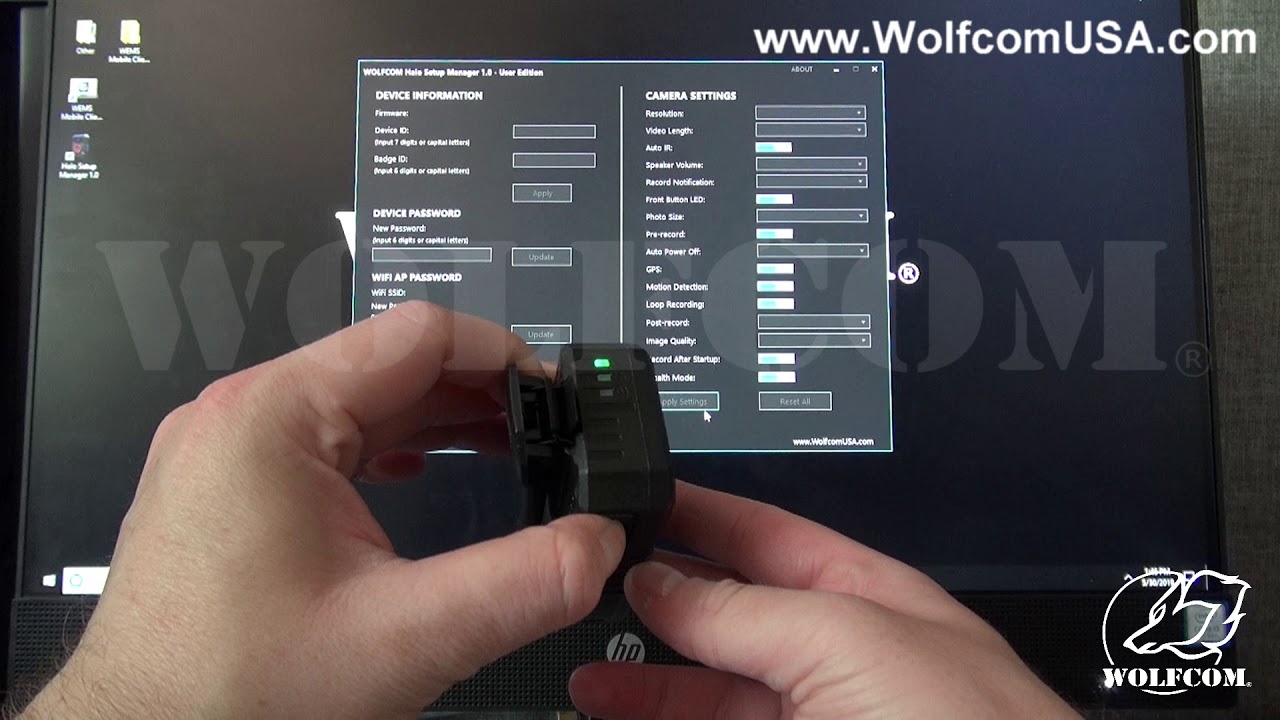 Body Camera Training Videos for WOLFCOM Vision Police Camera