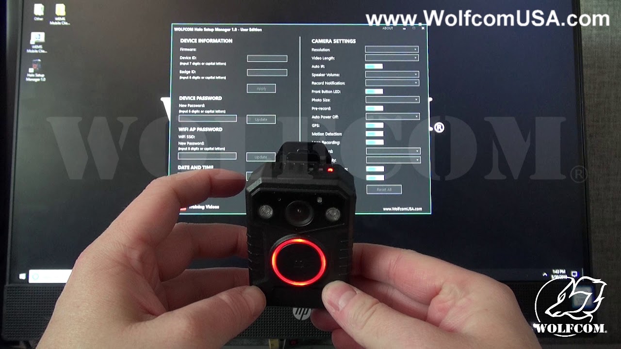 Body Camera Training Videos for WOLFCOM Vision Police Camera